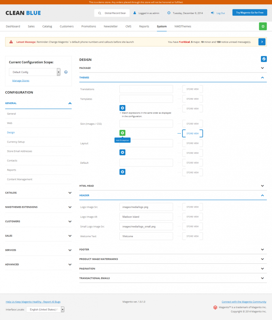 Wunderadmin - Magento Admin Theme Extension